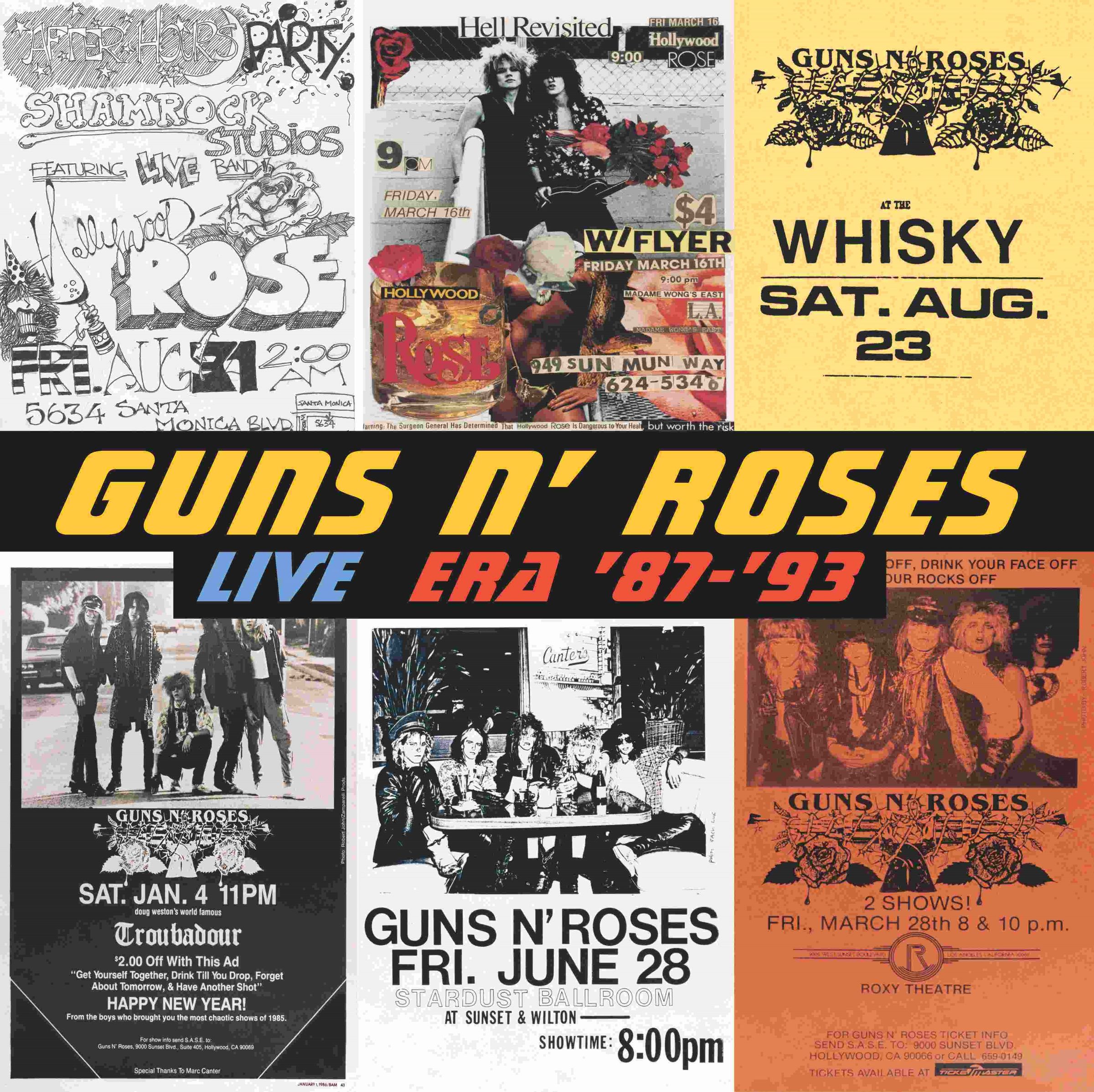 Guns n’ Roses – Live Era ’87–’93 (Remastered): Vinyl-Kult mit Stadion ...